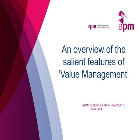 An introduction to value management | PPTX | Civil Engineering Industry ...