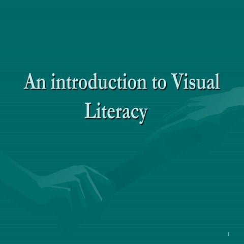 An introduction to visual literacy | PPT
