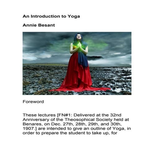 An introduction to yoga | PDF