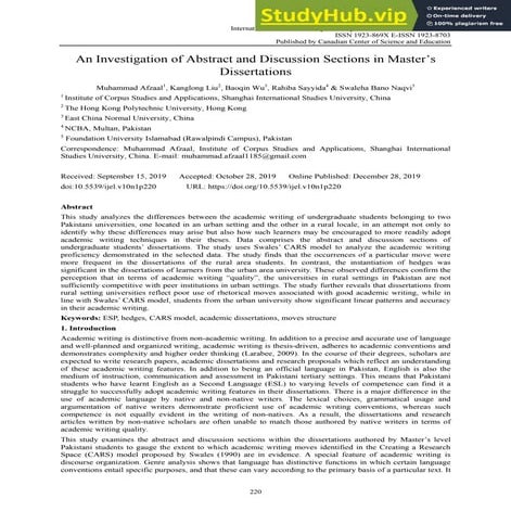 Academic Writing Difficulties | PDF