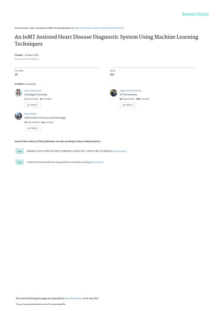Kidney Failure Due to Diabetics – Detection using Classification Algorithm in Data Mining | PDF