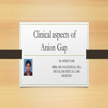 APPROACH TO Anion gap IN THE CRITICAL CARE.pptx