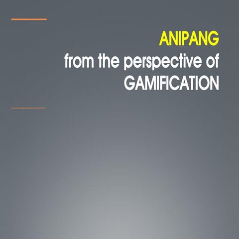 Anipang from gamification | PDF