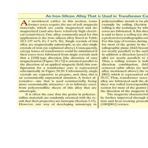 An Iron-Silicon Alloy That is Used in Transformer Cores.docx