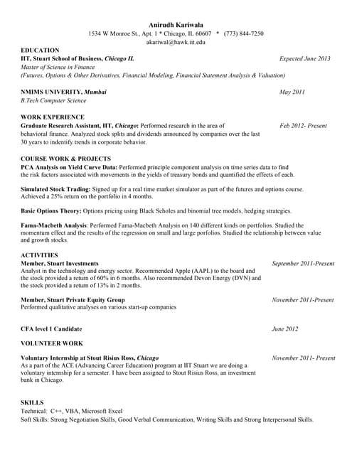 Damon Li Resume 7 | PDF