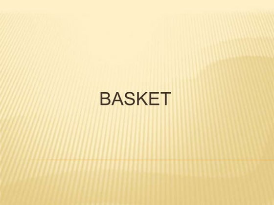Presentasi penjaskes bola basket | PPTX