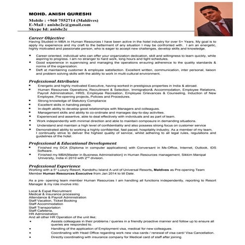 Anish cv 1 (5)- new | PDF