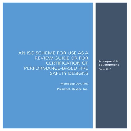 AN ISO SCHEME FOR USE AS A REVIEW GUIDE OR FOR CERTIFICATION OF ...