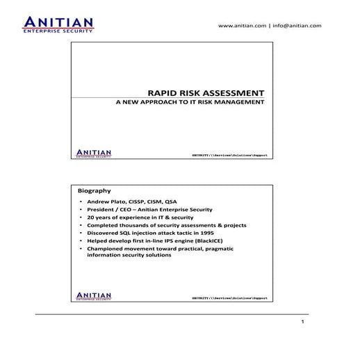 Rapid Risk Assessment | PDF