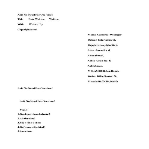 Anit No Need Foe Tha Un-total Vine...docx