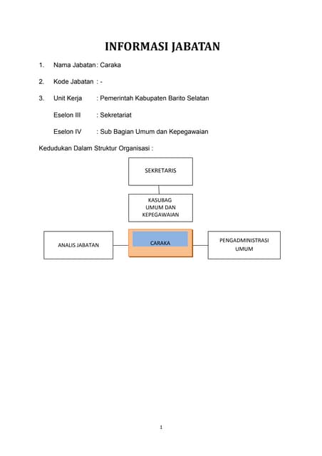 Anjab jfu bendahara | DOC