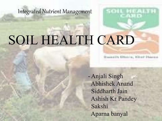 Government soil health card scheme | PPTX | Agriculture | Industries