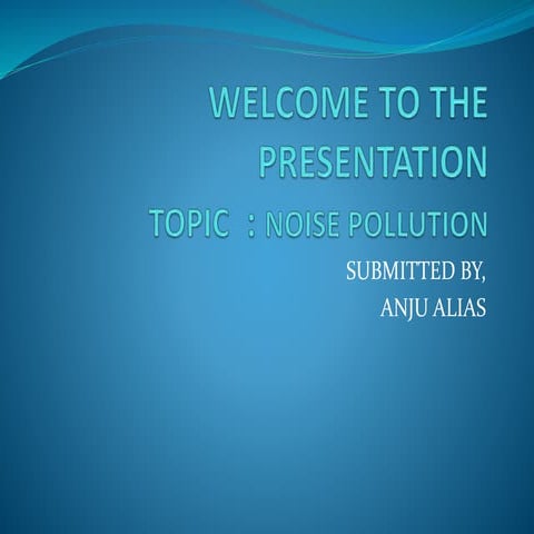 pollution - Noise pollution | PPT