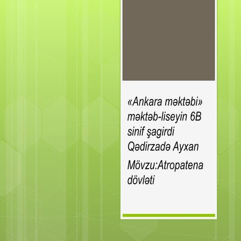 Atropatena dövləti | PPTX