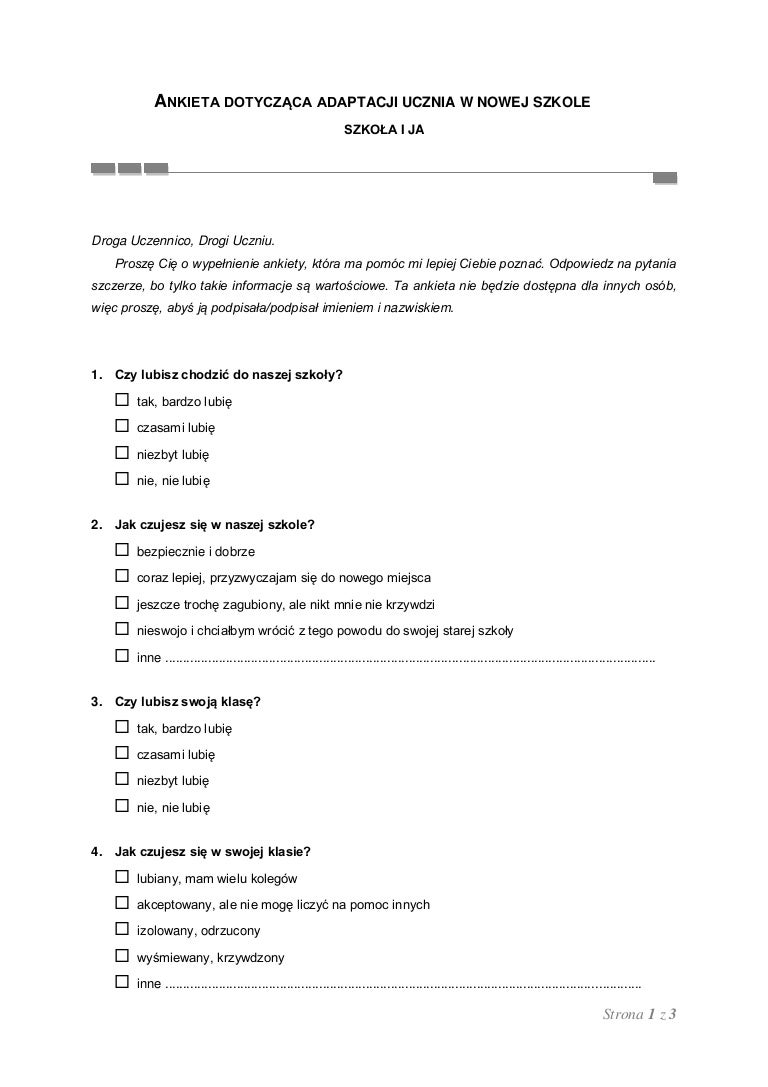 Ankieta dotyczaca-adaptacji-ucznia-w-nowej-szkole