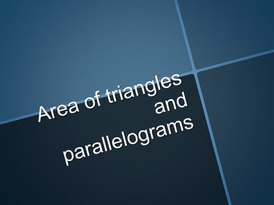 Properties of Parallelogram | PPT