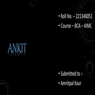 Ankit (221348051) BCA-Aiml.pptx