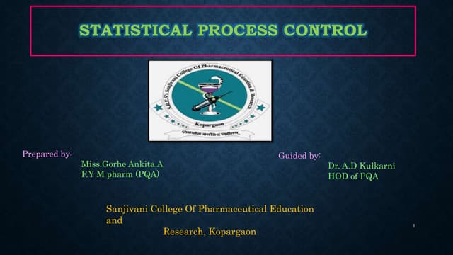 Statistical Process Control Pptx