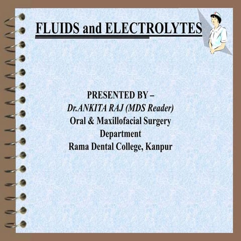 FLUID & ELECTROLYTES | PPT