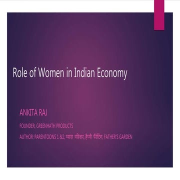 Women's Economic and Educational Empowerment | PPT | Free Download