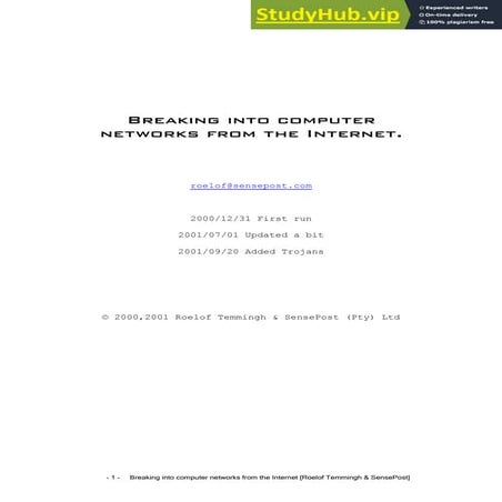 Ankit Fadia Hacking Guide Pdf Computer Networking Computing