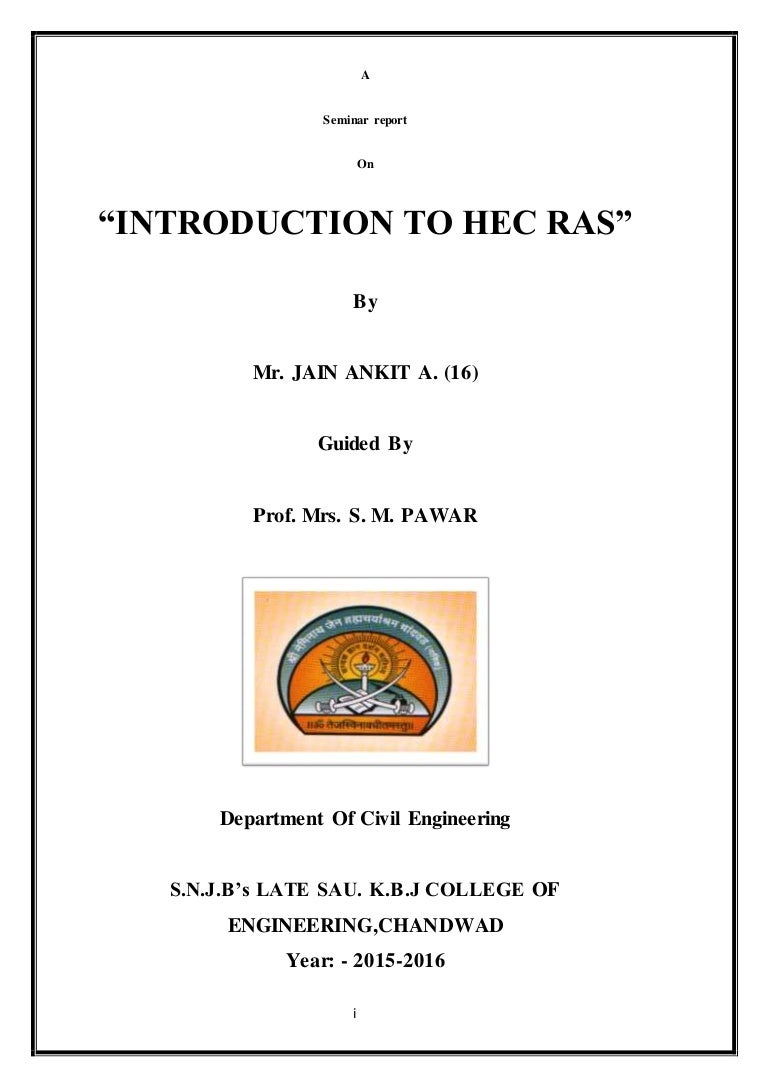 Introduction to hec ras - gsmdoggy