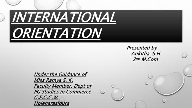 Ethnocentric, polycentric, regiocentric, geocentric model (EPRG) or EPG ...