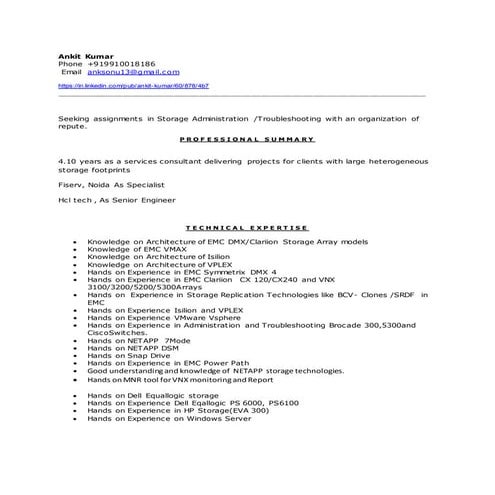 Ankit resume | PDF