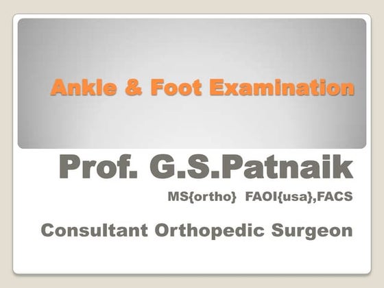 Ultrasound Guided Foot and Ankle Injections | PPT