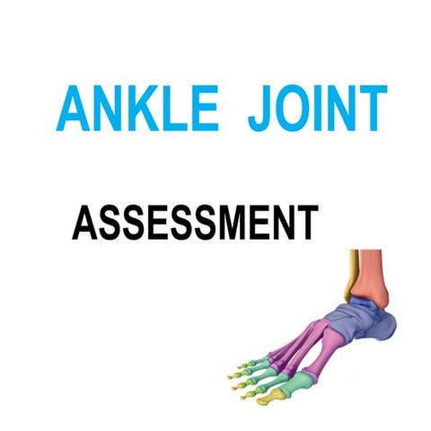 Special Tests for Lower Leg, Ankle, and Foot | PPTX