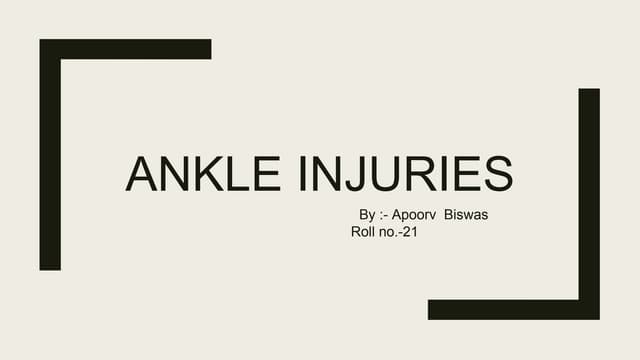 Ankle Injuriespptx