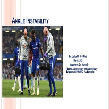Ankle instability | PPTX