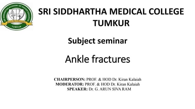 Distal End Radius Fractures - Colles, Smiths & Bartons | PPTX