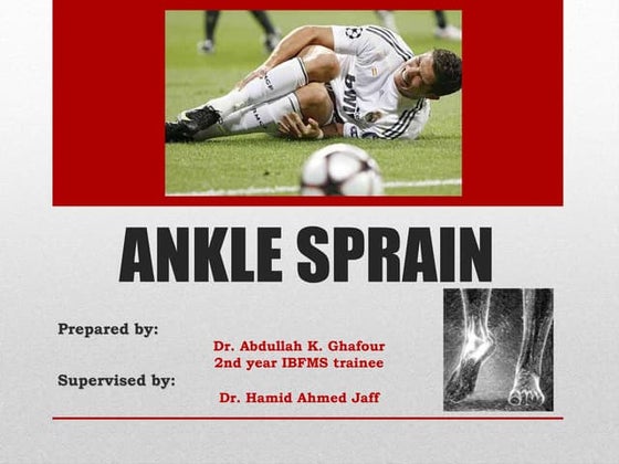 Ankle sprain | PPT