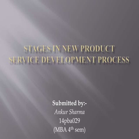 New Product development Stages | PPT