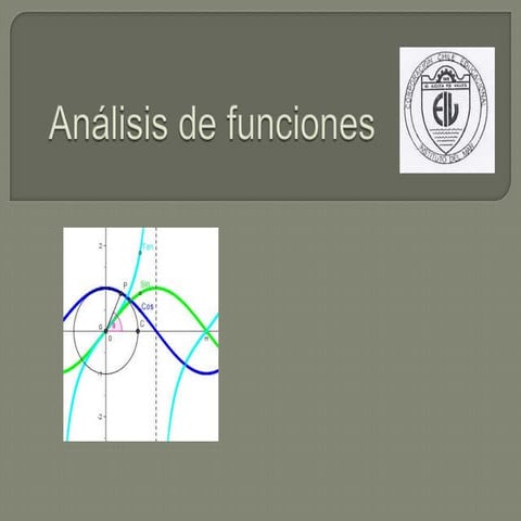 Análisis de funciones | PPTX