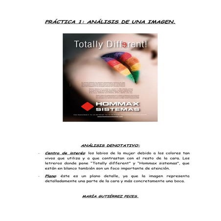 Análisis de una imagen | DOC