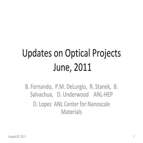 Anl Optical | PPT