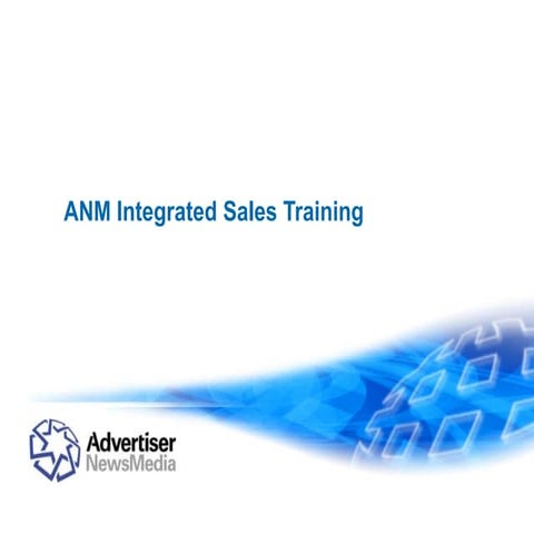 ANM digital training chapter 1 3 2012 | PPTX | Media Industry | Industries