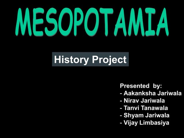 Mesopotamia power point | PPT