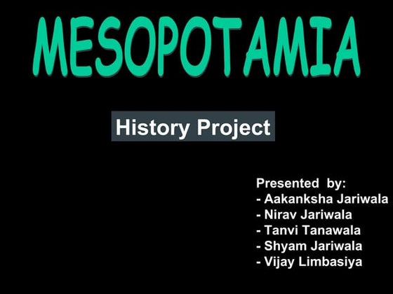 Mesopotamia power point | PPT