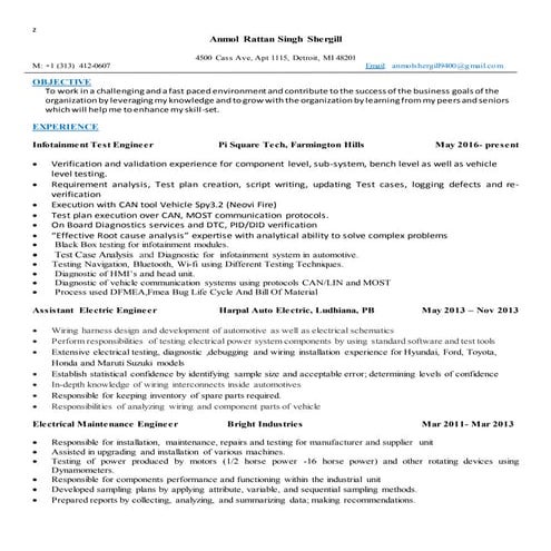 Anmol rattan shergill info resume m.s.electrical engineering | DOCX