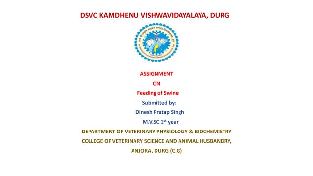 Duck Digestive System | PPTX