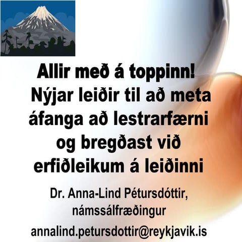 Anna Lind P Maelingar Rti 0807 | PPT