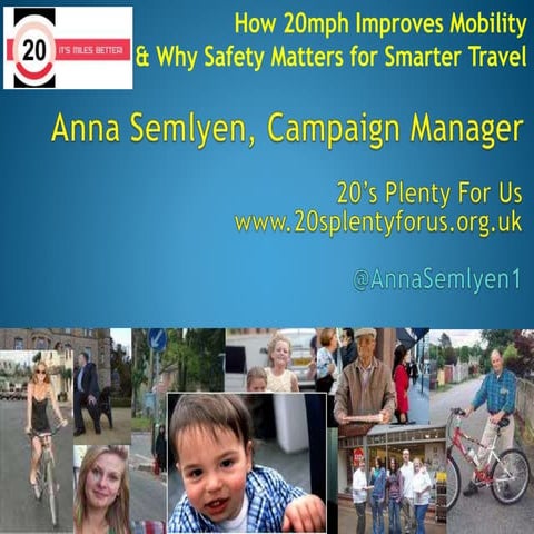 Anna Semlyen, 20’s Plenty for Us - European Mobility Week 2015 - How 20 ...