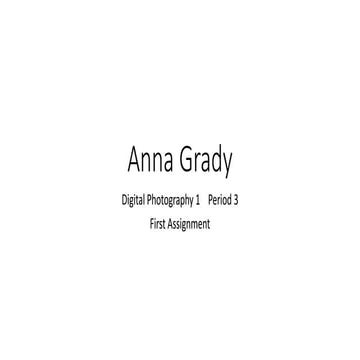 Anna Grady | PPT
