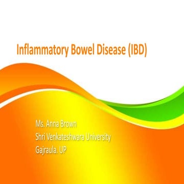 Inflammatory Bowel Disease | PPTX