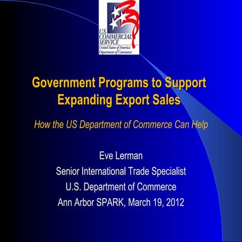 Us dept.-of-commerce-presentation | PDF