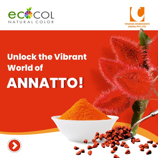 Annatto Seed Powder, Annatto Food Color Manufacturer - Vinayak ...
