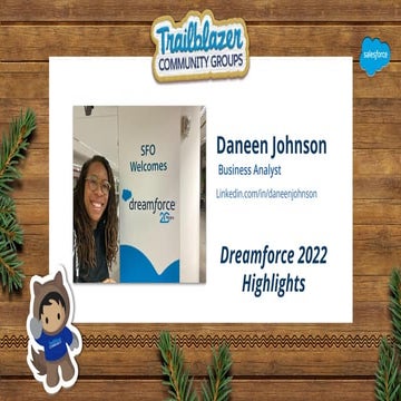 Dreamforce review Wellington Salesforce User Group October 2022 | PPT
